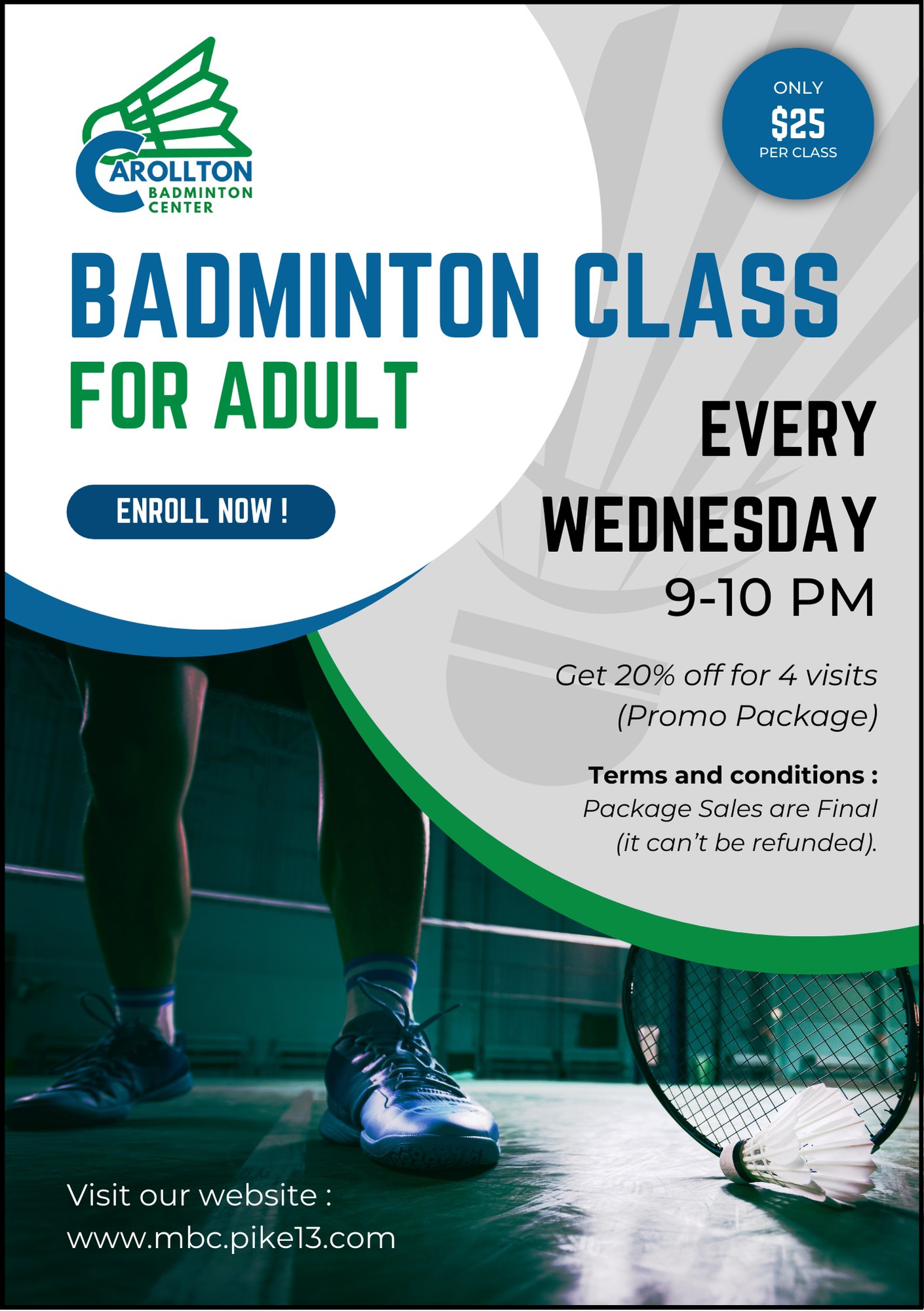 BADMINTON CLASS (ADULT)