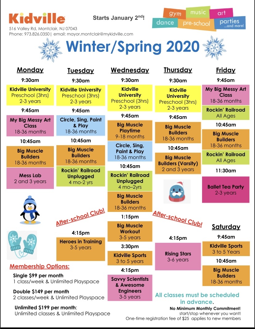 Current Class Schedule